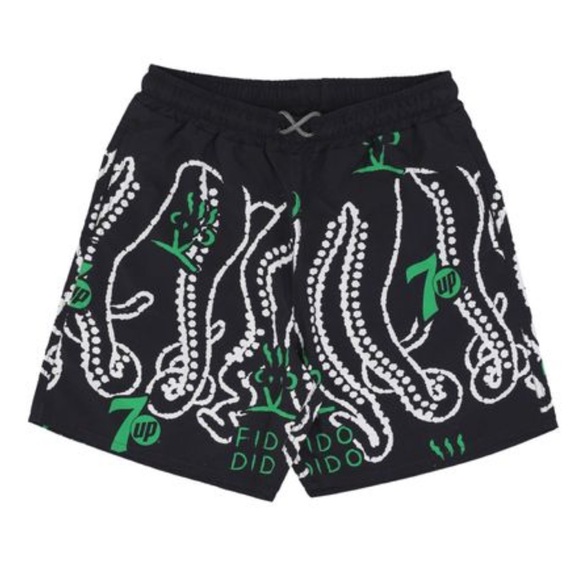 OCTOPUS | Shorts | Octopusmens Black Splashed Boardshort Swim Shorts X ...